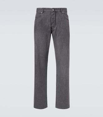 Bottega Veneta Jean droit à taille mi-haute