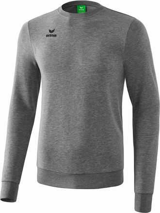 Erima Erwachsene Basic Sweatshirt (2072032), grau Melange, 3XL