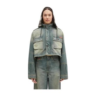 Martine Rose Cut Denim Jacket - - Jackets - Damen - Blau - XS