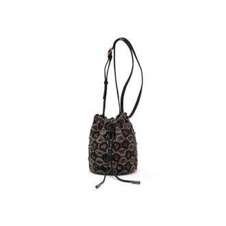 Maliparmi Velvet Chain Bucket Bag - - Bags - Damen - Grau - ONE SIZE