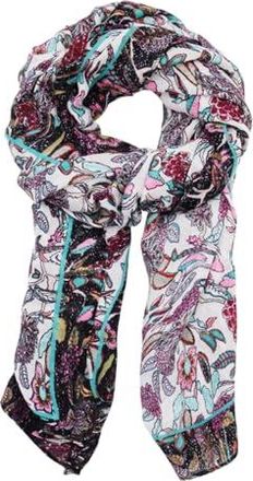 Desigual Boho Rectangle Scarf White