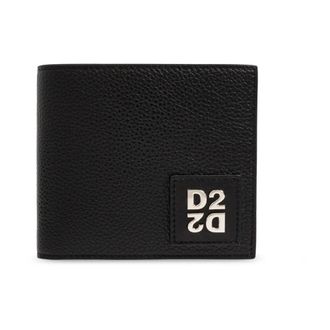 Dsquared2 Leder Geldb&ouml;rse - - Accessories - Herren - Schwarzk - ONE SIZE