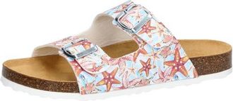 Lico Bioline Platino Mules pour Femme, Blanc/Multicolore, 39 EU, Blanc Multicolore, 39 EU