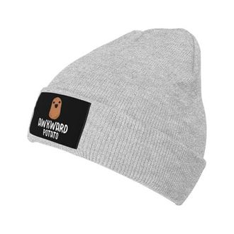 Generic Pomme De Terre G&ecirc;nante Unisex Bonnets Hiver Coupe-Vent Bonnets Tricot&eacute; &Eacute;pais Bonnet De P&ecirc;cheur pour Cyclisme Le Quotidien Sport