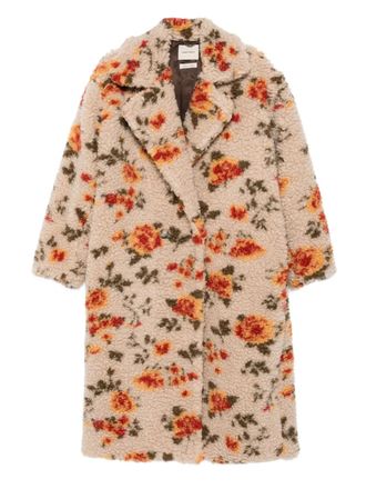 Front Street 8 manteau à fleurs - Tons neutres