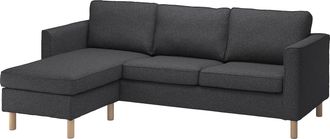 IKEA PÄRUP 3er-Sofa mit Récamiere