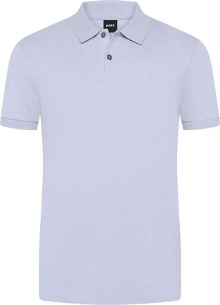 HUGO BOSS Unifarbenes Piqu&eacute;-Poloshirt aus Baumwolle in