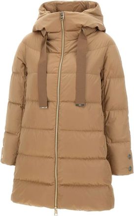 Herno Femme, Vestes, Beige, Taille: 44 FR A-Shape Jacket