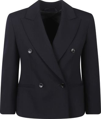 Max Mara Femme, Vestes, Bleu, Taille: 38 FR Max Mara Vestes