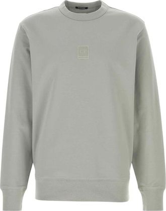 C.P. Company C.p. Company, Homme, Sweatshirts et sweats &agrave; capuche, Gris, Taille: M Stretch Cotton SweaT-shirt