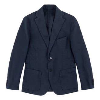 Original Vintage Einreihige Jacke - - Jackets - Herren - Blau - M