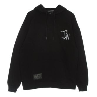 Dolly Noire Leichter 3D Lettering Hoodie Sweatshirt - - Sweatshirts & Hoodies - Herren - Schwarzk - XS