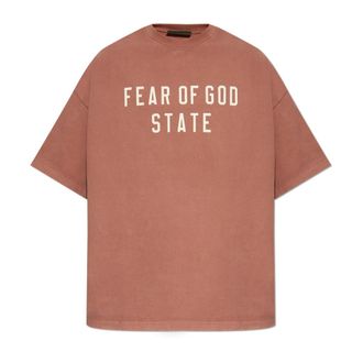Fear of God Homme, Tops, Rose, Taille: XS T-shirt avec logo