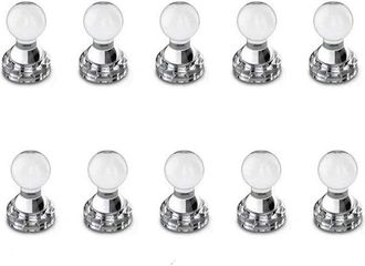 Generic Magnetstifte, super stark, transparent, 10 St&uuml;ck, Ausrichtung, Magnet, Pinnwandnadel, Whiteboard, K&uuml;hlschrank, B&uuml;ro, B&uuml;ro, B&uuml;ro, B&uuml;ro, B&uuml;ro, B&uuml;ro, B&uuml;r