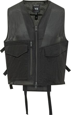 Yohji Yamamoto Homme, Vestes, Noir, Taille: S Tactical Utility Vest