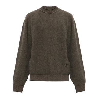 Jacquemus Pull en laine Pelota - Homme - Pulls - Brun - Taille: S