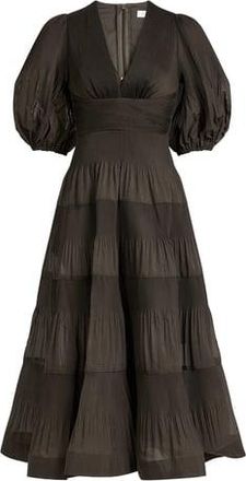 Zimmermann Robe pliss&eacute;e &eacute;vas&eacute;e