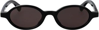Bottega Veneta Bv1388S Runde Sonnenbrille - - Accessories - unisex - Schwarzk - 47 MM
