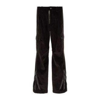 Dolce & Gabbana Homme, Pantalons, Noir, Taille: M Corduroy Cargo Pants
