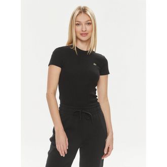 Lacoste T-Shirt TF5538 Schwarz Regular Fit