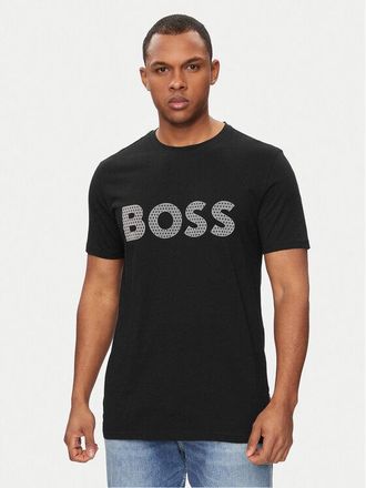 HUGO BOSS T-Shirt Teebossrete 50495719 Schwarz Regular Fit