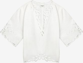 Isabel Marant Top Shana - Femme - Blanc - Taille 34 - Marant &Eacute;toile