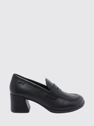 Camper Mocassins Kora en cuir de veau avec talon moyen et bout arrondi