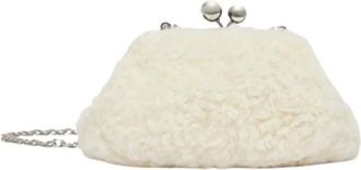 Max Mara Femme, Sacs, Blanc, Taille: ONE Size Small Pasticcino Bag Micio