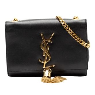 Saint Laurent Pre-owned Kate Leder Umh&auml;ngetasche - - Pre-owned - Damen - Schwarzk - ONE SIZE