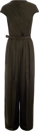 Max Mara Femme, Combinaisons et Ensembles, Vert, Taille: 40 FR Combinaison en satin Envers