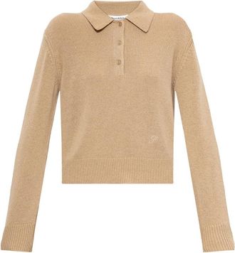 Sporty & Rich Prep Scholo Polo - - Tops - Damen - Beige - M