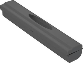 WENKO Distributeur Film Alimentaire, Distributeur Papier Aluminium, Perfect Cutter, Anthracite, 38 x 5,2 x 6,7 cm