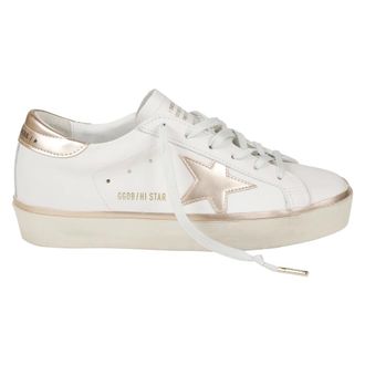 Golden Goose Femme, Chaussures, Blanc, Taille: 40 EU Hi Star Baskets