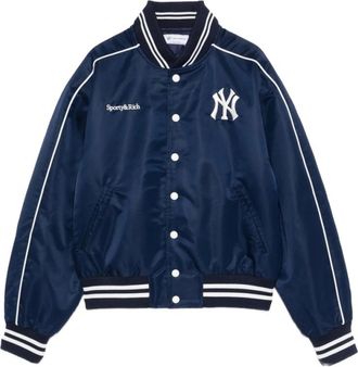 Sporty & Rich Femme, Vestes, Bleu, Taille: 40 FR Outerwear Sporty & Rich