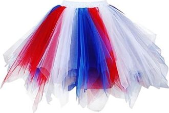 Generic Jupe Tutu Femme- Jupe Hiver &agrave; Volants pour Jupon Mignon pour Cosplay Casual Basiques Classique