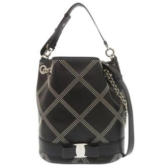 Ferragamo Sac seau Pre-owned - Femme - Pre-owned - Noir - Taille: ONE Size