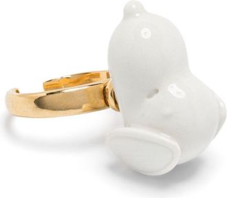Andres Gallardo x Peanuts Snoopy Ring - Wei&szlig;