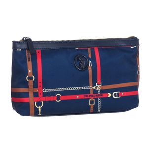 U.S.Polo Association Synthetische Kulturtasche mit Rei&szlig;verschluss - - Bags - Damen - Blau - ONE SIZE