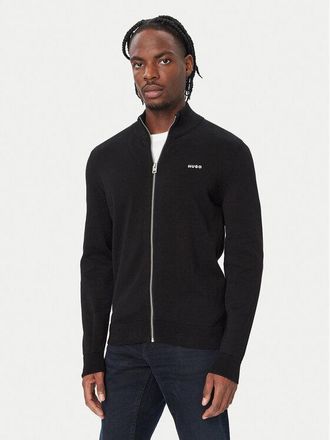 HUGO BOSS Strickjacke San Jacomo-C 50553606 Schwarz Regular Fit