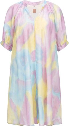 HUGO BOSS Diflowu Minikleid f&uuml;r Damen (Bunt)