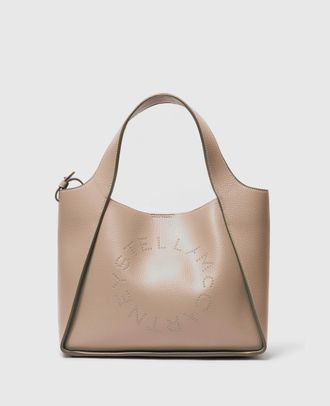 Stella McCartney Logo Top Handle Crossbody Tote Bag