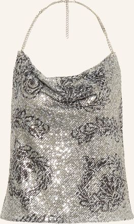 BA&SH Ba&Sh Top Simona Mit Pailleten schwarz