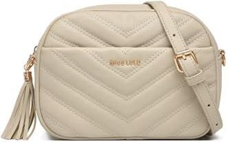 Miss Lulu Sac à Bandoulière en Cuir Synthétique pour Femmes - Petit Sac à Main avec Longue Bandoulière - Cadeau de Noël Idéal pour le Shopping et les Sorties