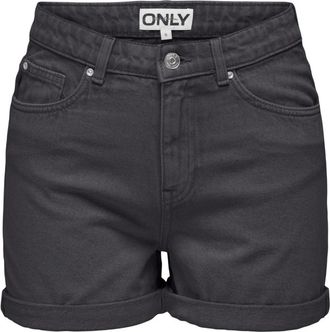 Only Only, Femme, Shorts, Noir, Taille: 36 FR T-shirt D&eacute;contract&eacute; en Coton