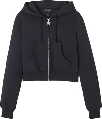 Marc Jacobs Femme, Sweatshirts et sweats à capuche, Noir, Taille: 40 FR Sac Mini Tote en Cuir Noir