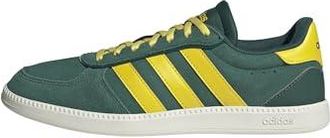 adidas Femme BREAKNET Sleek Shoes, Collegiate Green/Yellow/Off White, 36 2/3 EU