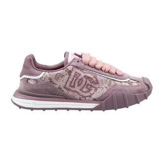 Dolce & Gabbana Sneaker in Pizzo - - Shoes - Herren - Lila - 37 1/2 EU