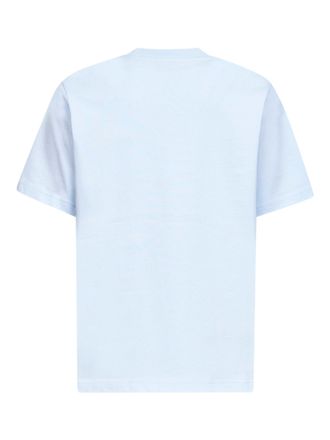 Casablanca Mens Light Blue Airbrush Smiley T-Shirt Cotton T-Shirts And Polos