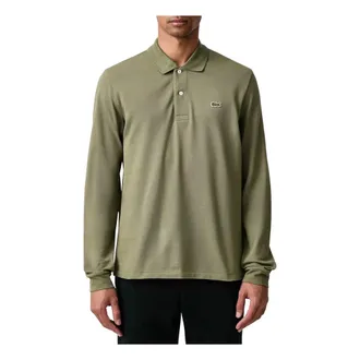 Lacoste Polo L.12.12 Manches Longues Coupe Classique - Homme - Tops - Vert - Taille: S