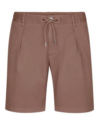 Profuomo Leichte Bermudashorts mit Stretch und Bundfalte in